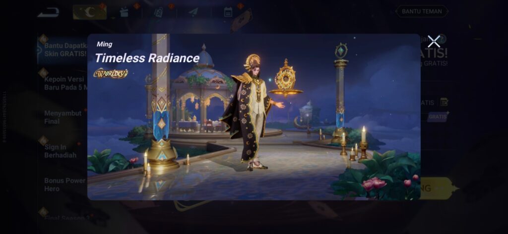 Skin Ming gratis Honor of Kings di bulan puasa | ONE Esports Indonesia