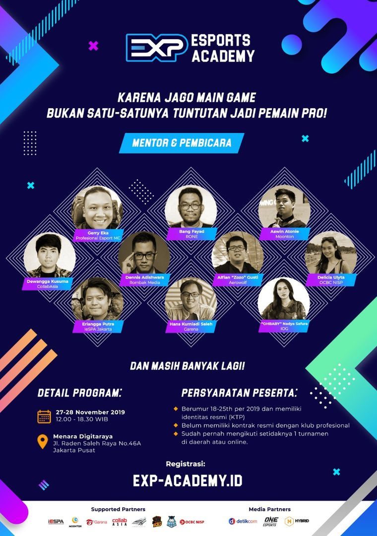 EXP Esports Academy - Bukan sekadar untuk jago main game | ONE Esports ...