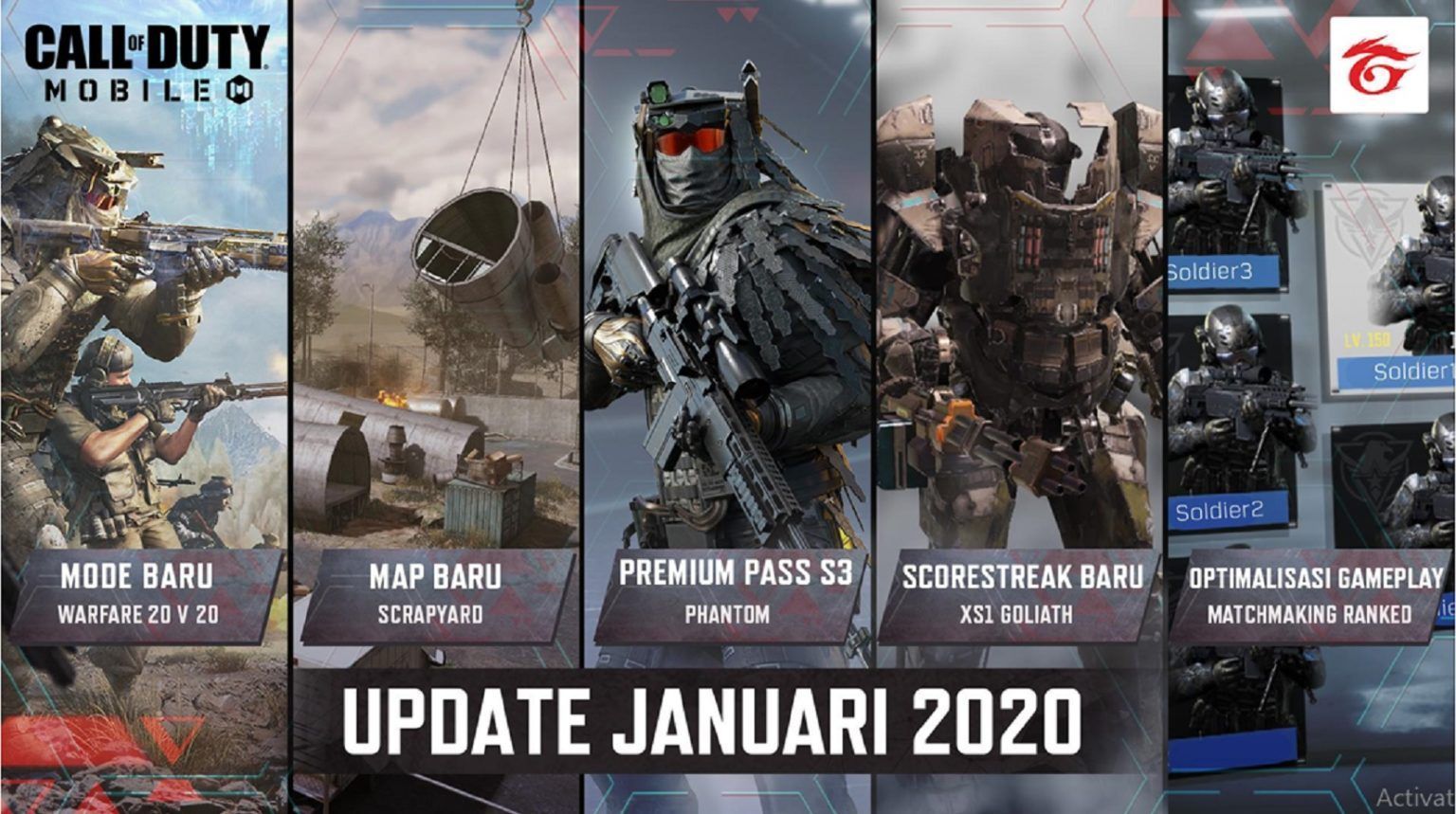 Update Januari 2020 hadir, CoD Mobile kedatangan karakter, map, hingga ...