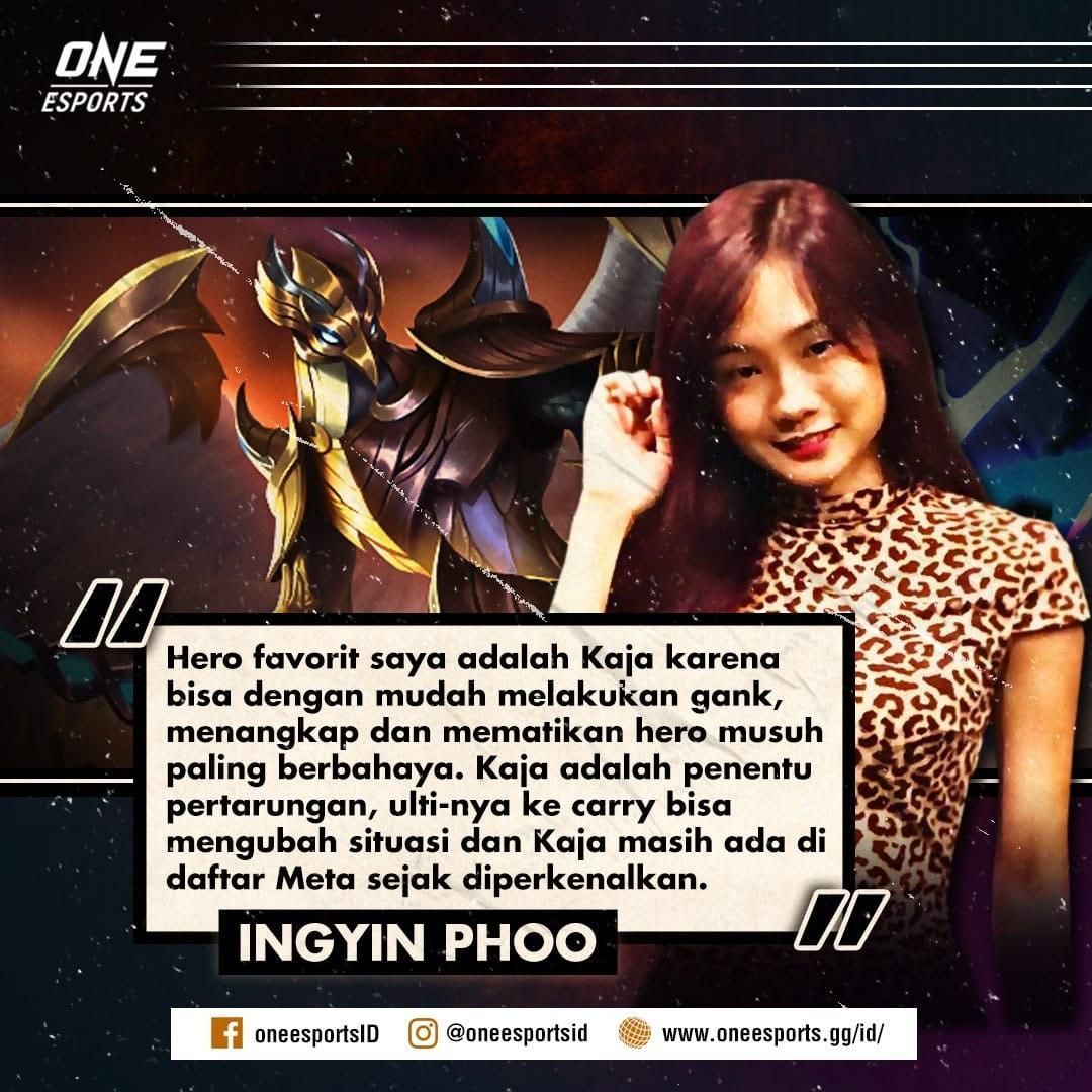 Kaja jadi hero favorit Ingyin Phoo | ONE Esports Indonesia