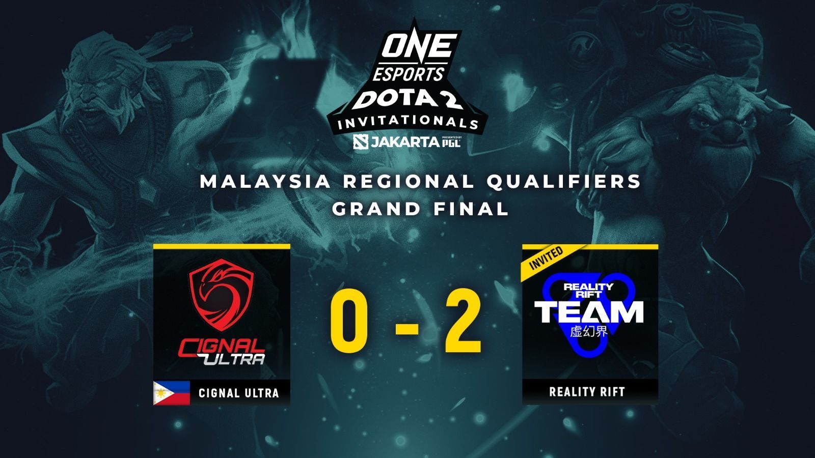 Bangkit dari lower bracket Kualifikasi Regional Malaysia, Reality Rift ...