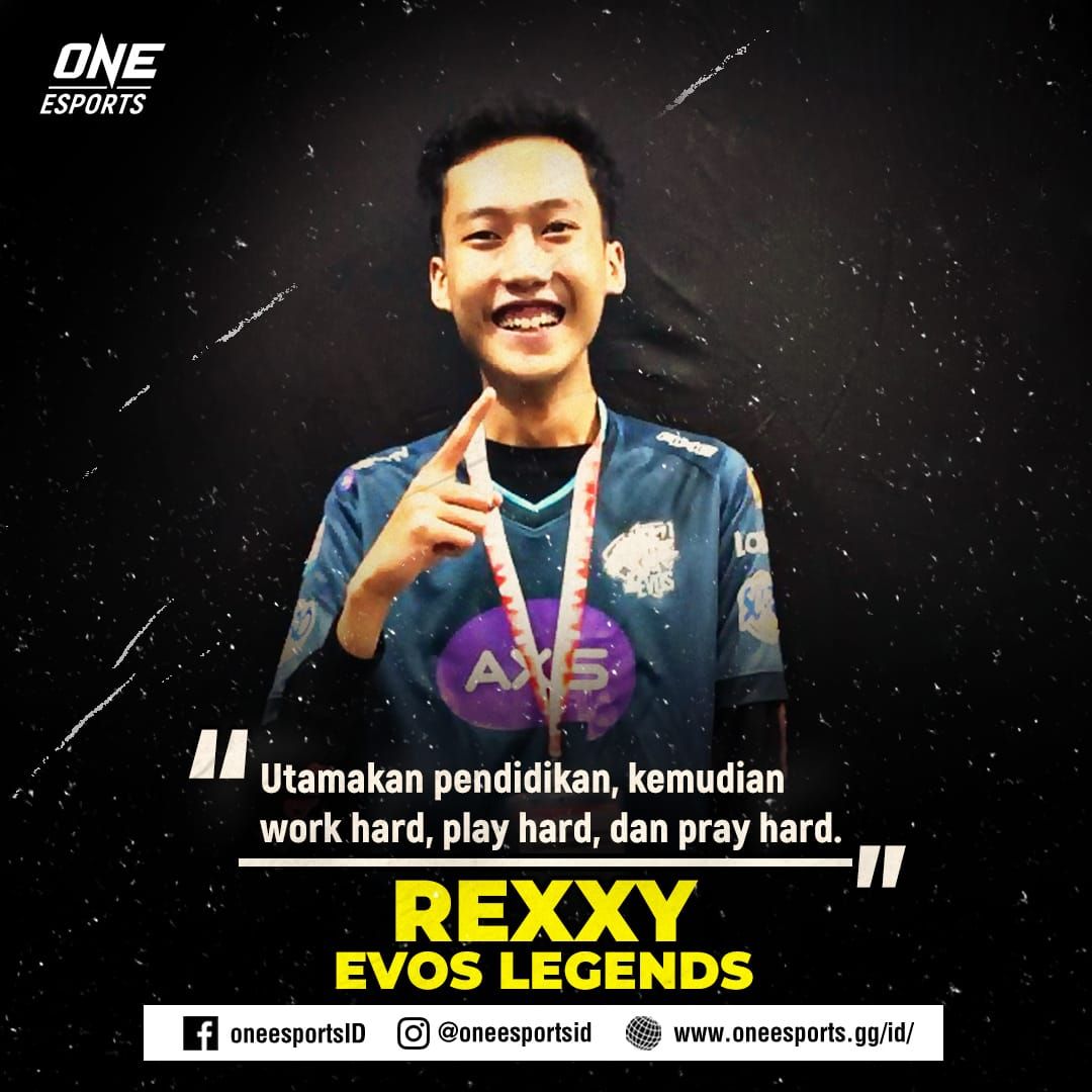 Rexxy: Utamakan pendidikan, kemudian work hard, play hard, dan pray ...