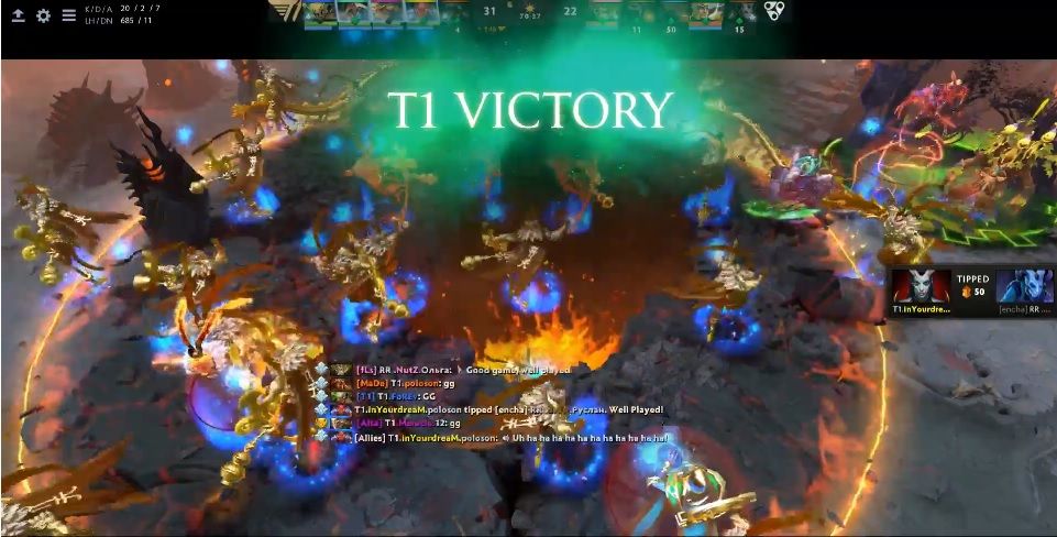 Menangi dua game sengit hadapi Reality Rift, T1 puncaki klasemen ONE Esports Dota 2 SEA League ...