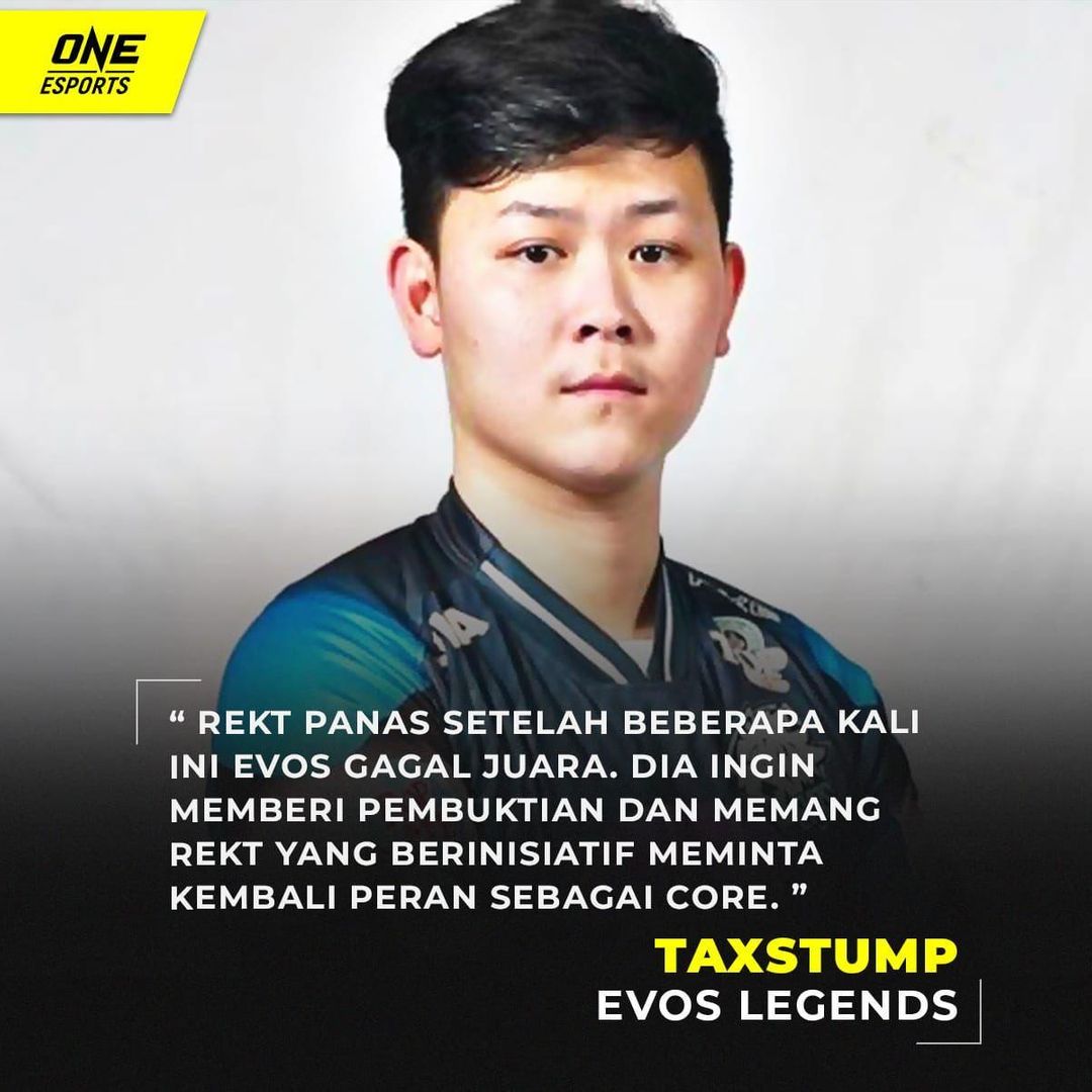 Alasan REKT kembali jadi hard core EVOS Legends | ONE Esports Indonesia