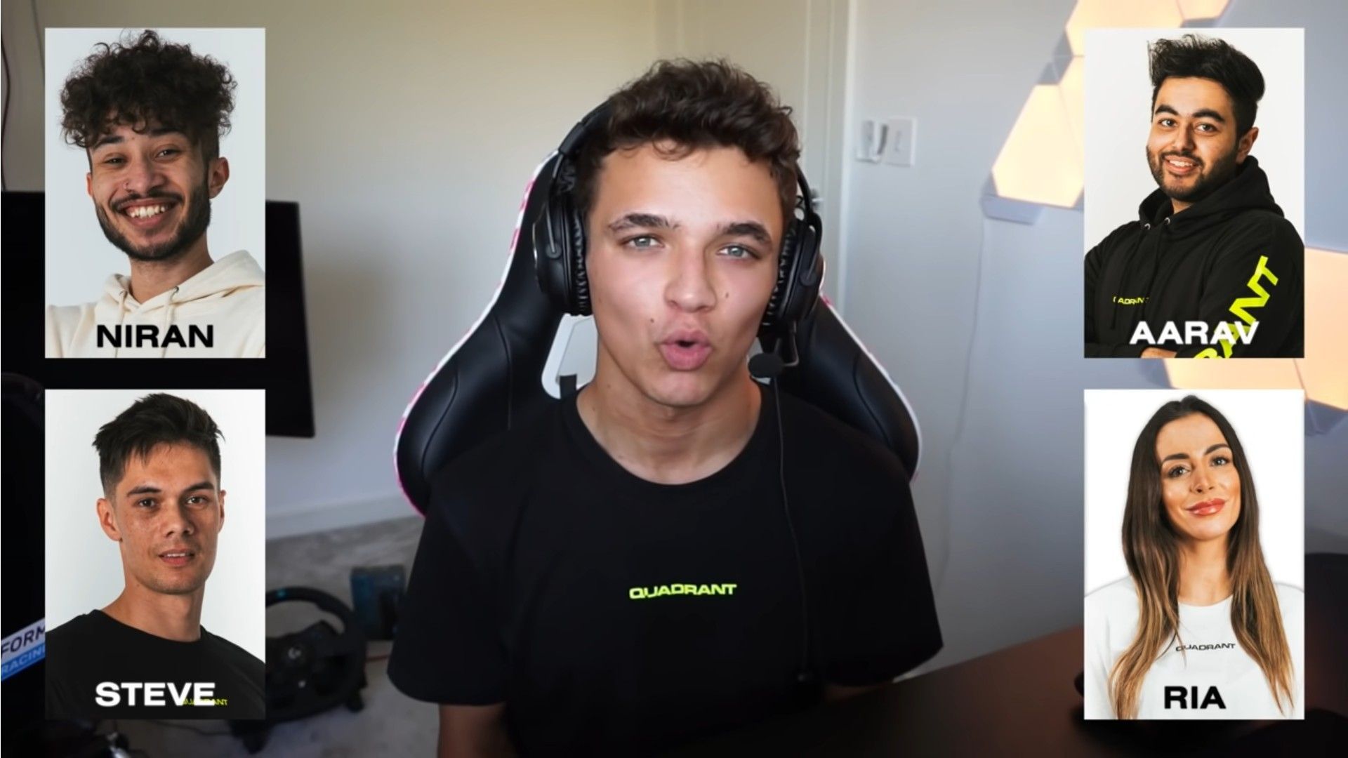 Pebalap F1 Lando Norris perkenalkan tim esportsnya, Quadrant | ONE Esports Indonesia