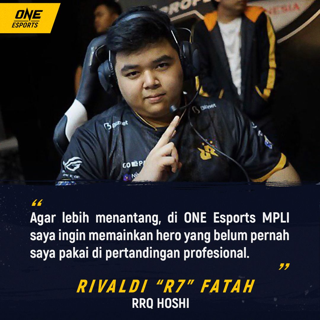 Ada kejutan yang ingin dihadirkan R7 di ONE Esports MPLI | ONE Esports ...