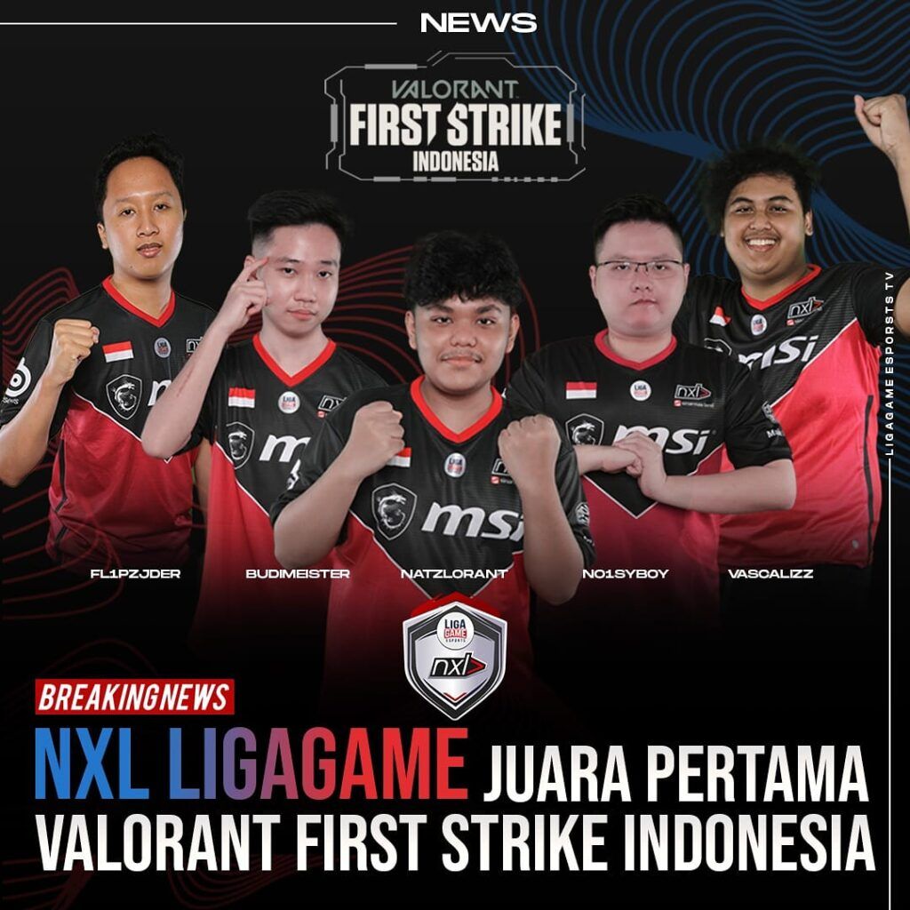 Kalahkan Alter Ego, NXL LigaGame juarai gelaran pertama Valorant First Strike Indonesia | ONE ...
