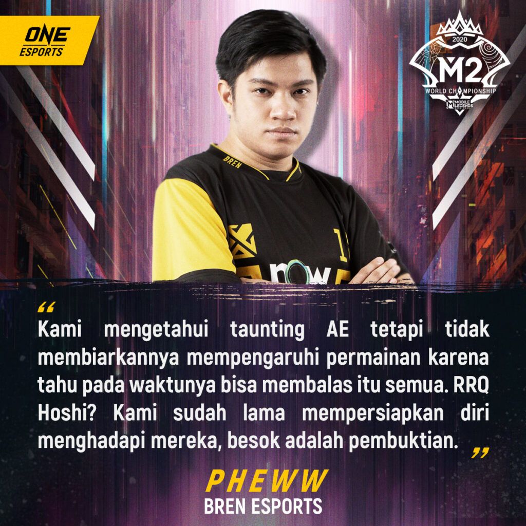 Bren.Pheww bicara soal taunting dan kesalahan yang dilakukan Alter Ego ...