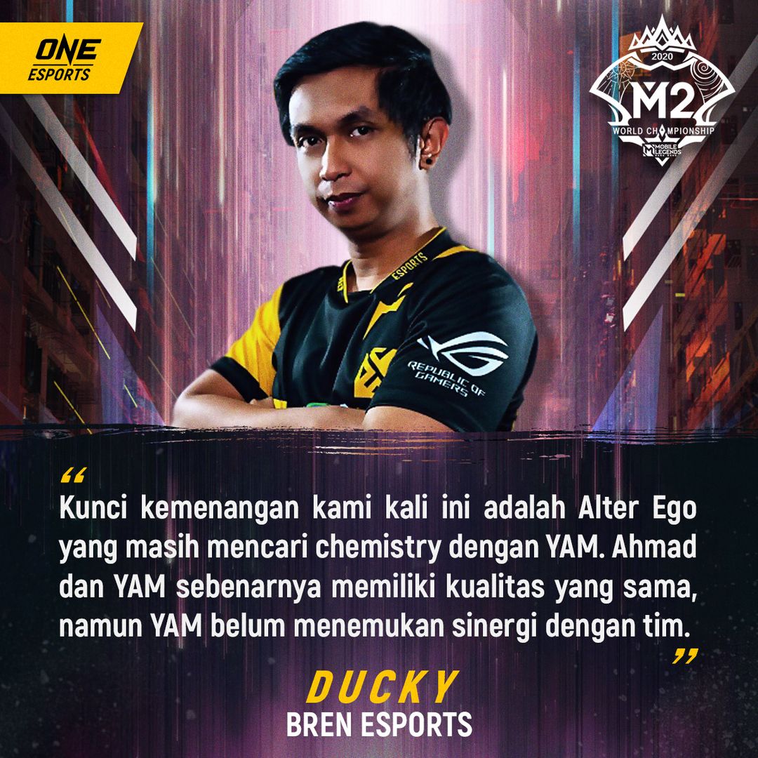 Ducky ungkap kunci kekalahan Alter Ego | ONE Esports Indonesia Ducky ungkap kunci kekalahan Alter Ego | ONE Esports Indonesia